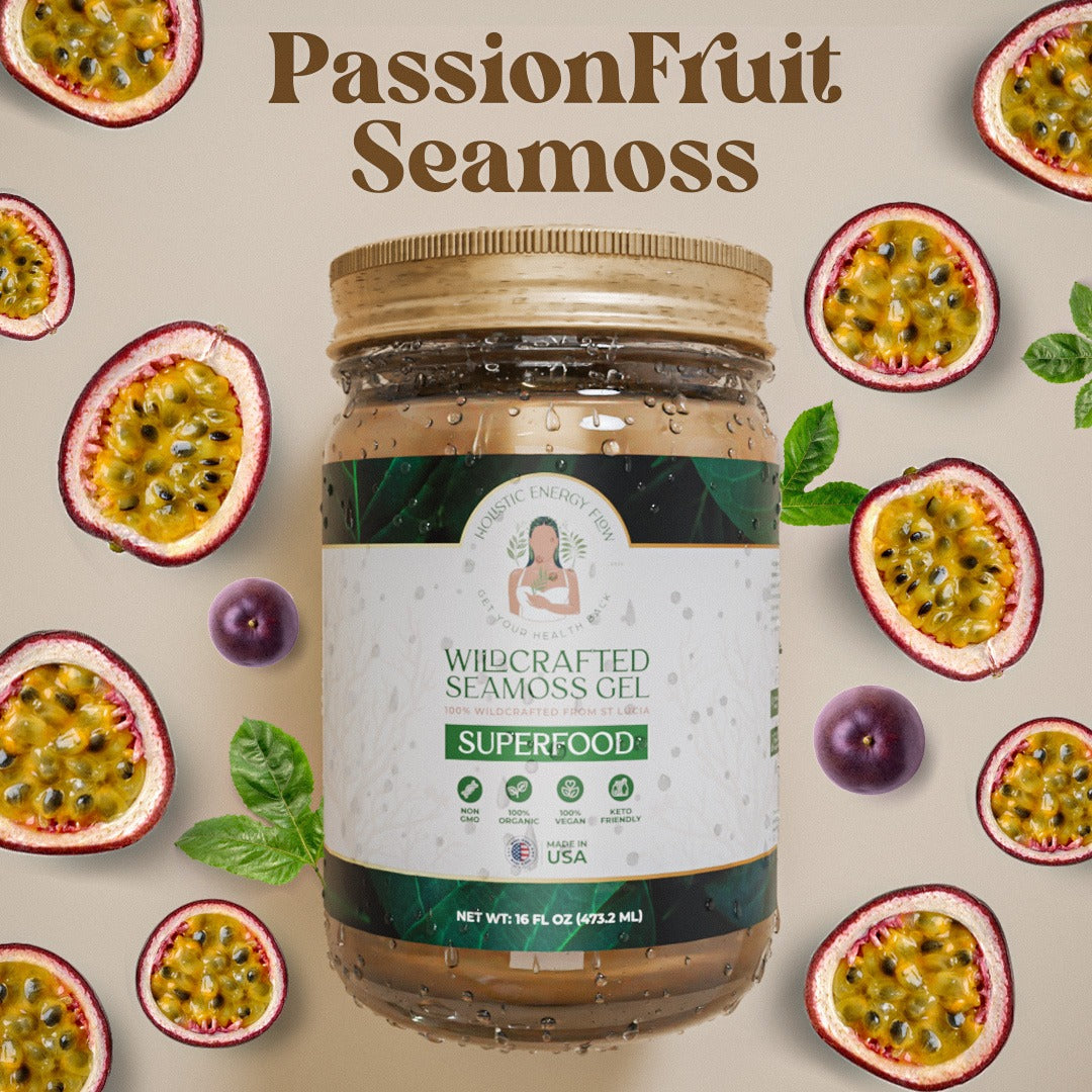 PASSIONFRUIT SEAMOSS - (Fiber, Heart Health, Reduce Inflammation, Impr – Holistic Energy Flow