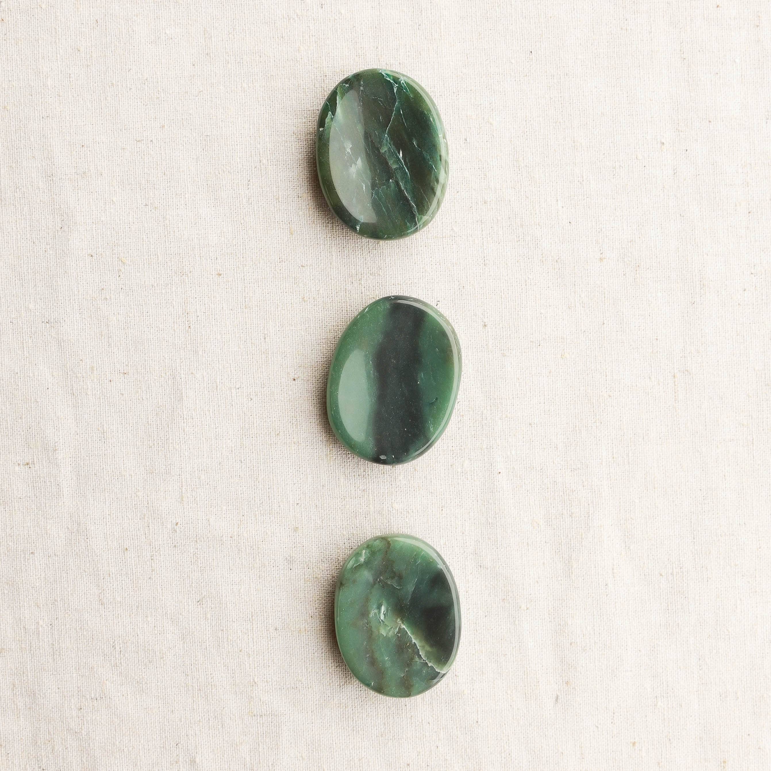 Jade Worry Stone - Wealth, Protection, Creativity, Luck – Holistic ...